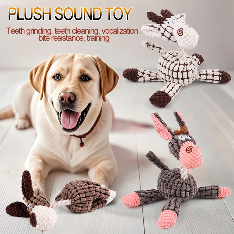 Dog Toy with Squeaker for Plush Toy for Dog Interactive Soft Games for ...