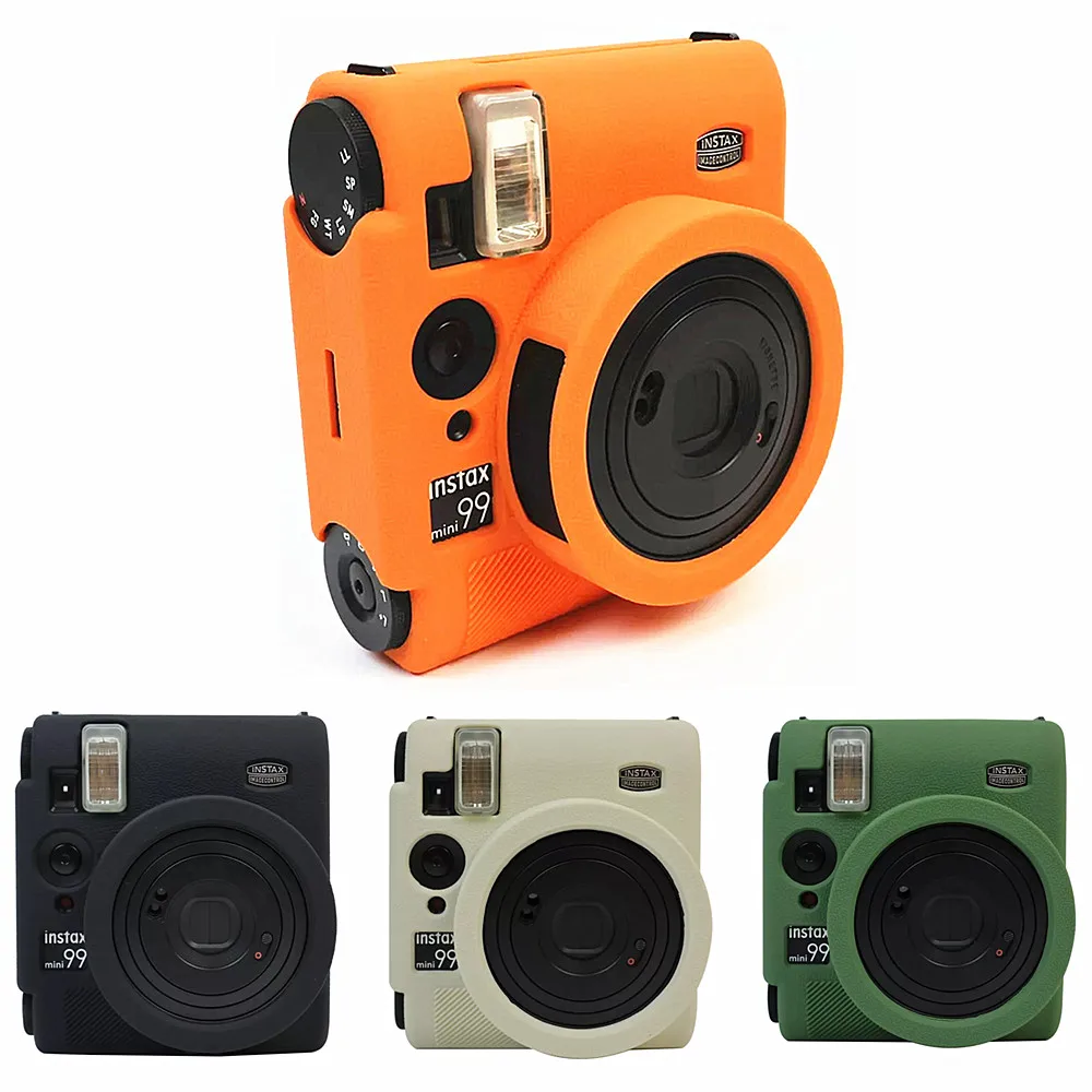 For Fujifilm Instax Mini99 Silicone Armor Skin Case Protective Body ...