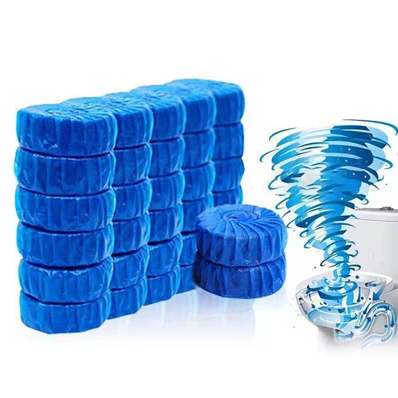 Blue Auto Flush Toilet Cleaner Tablets Bulk Long Lasting Bubble ...