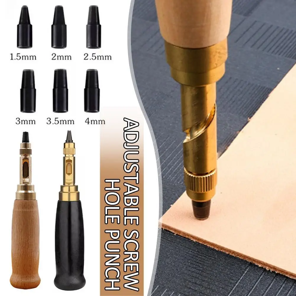 6pcs-Hole-Punch-Screw-Craft-Removable-Book-Drill-Replacement-Multi-head ...