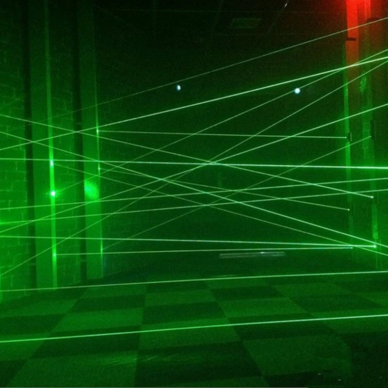 Real Laser Room Escape Prop Green Laser Array Laser Maze For Chamber Of ...