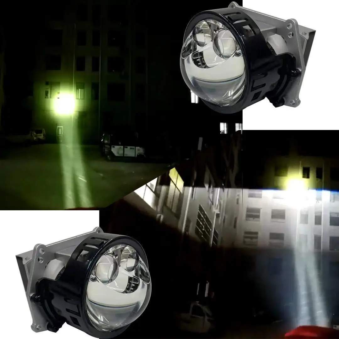 Automotive LED Dual lens 55W 58W 65W 75W 85W 6000K Dual cup Warranty 3 ...