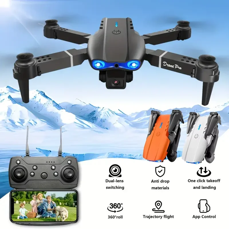 E99Pro Drone HD Professional 8K Drone Dual Camera WIFI Fpv Aircraft ...