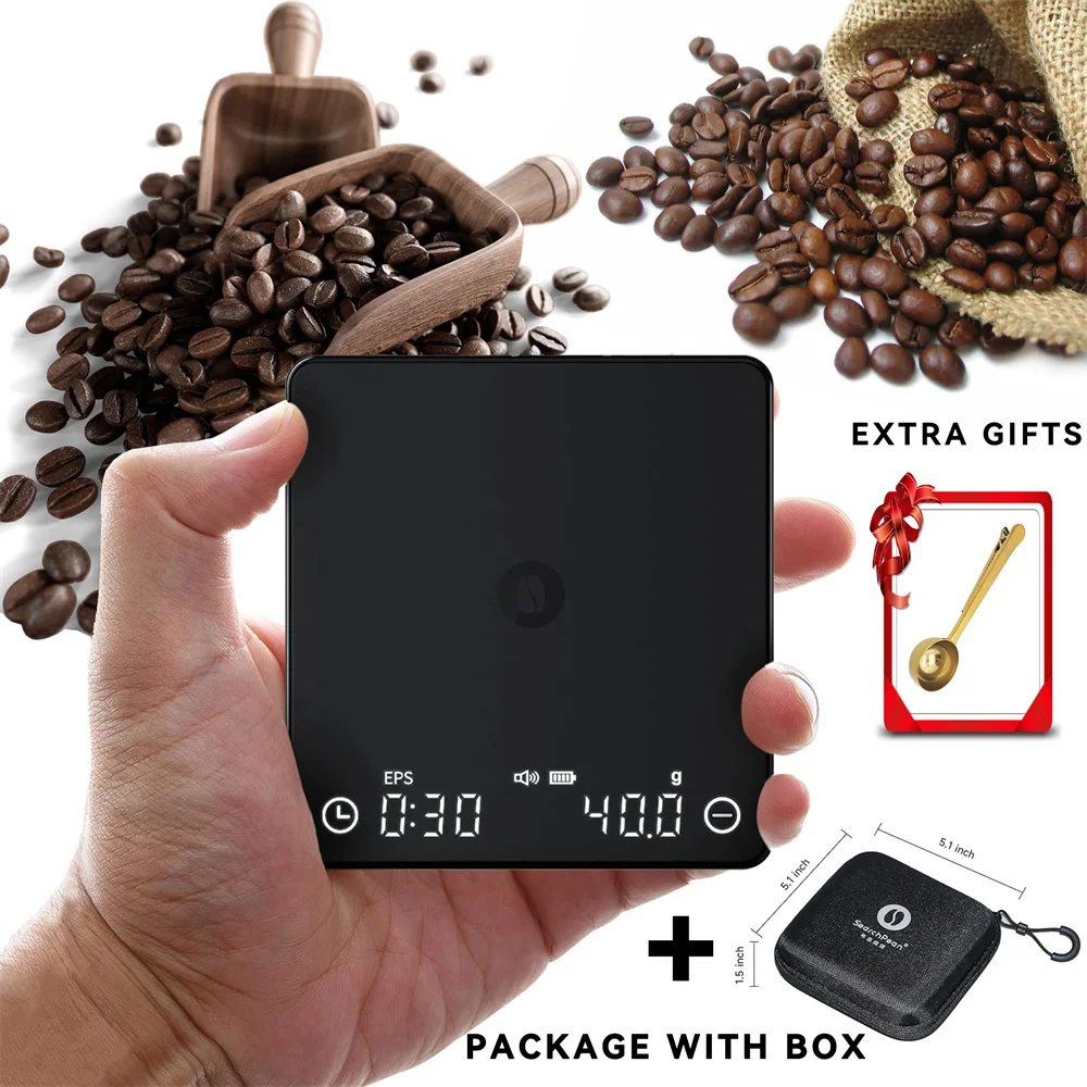 Tiny2S-Digital-Coffee-Scale-Espresso-Scale-With-Timer-SearchPean-Mini ...