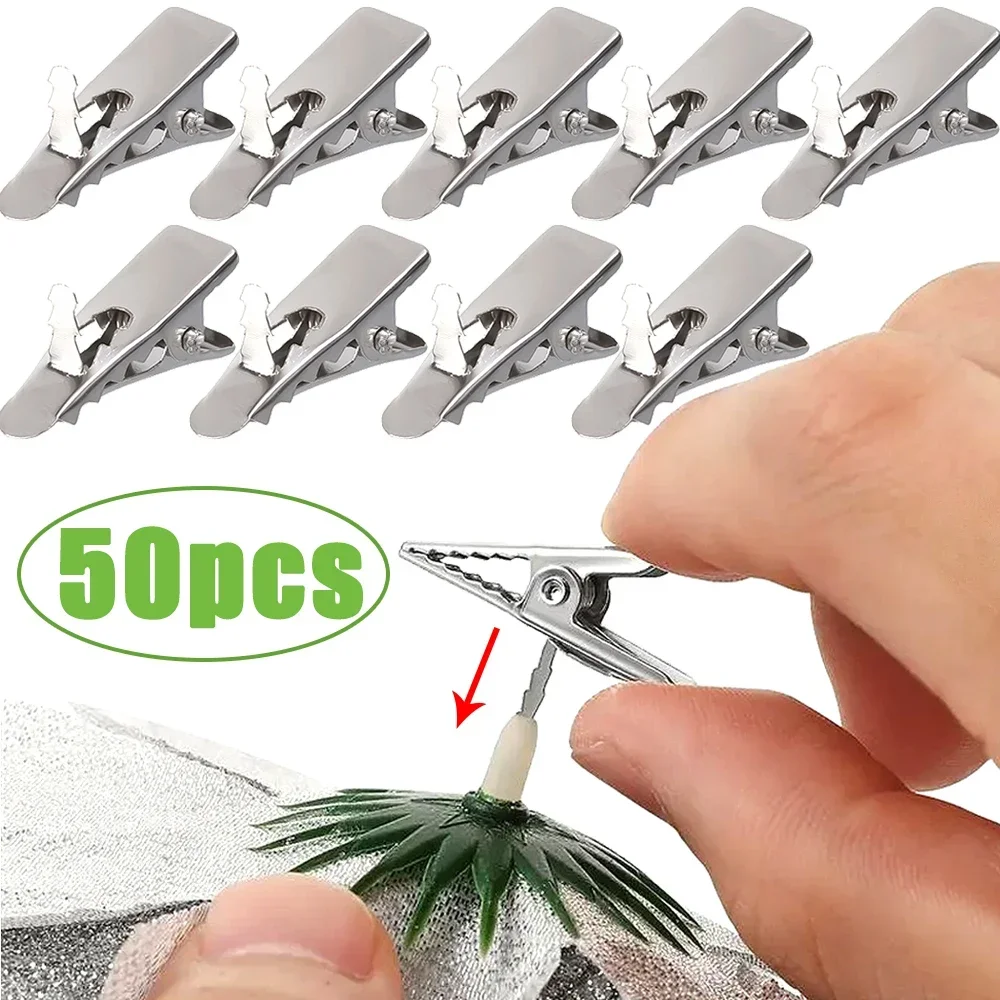50-20-10-1Pcs-Mini-Metal-Clips-Xmas-Flower-Fixed-Clip-Christmas-Tree ...