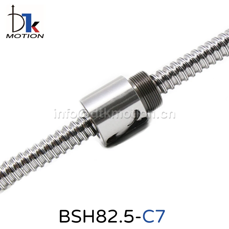 DTK-BSH82-5-Rolled-Ball-Screw-100-400mm-R8-Lead-2-5mm-Thread-Shaft-High ...