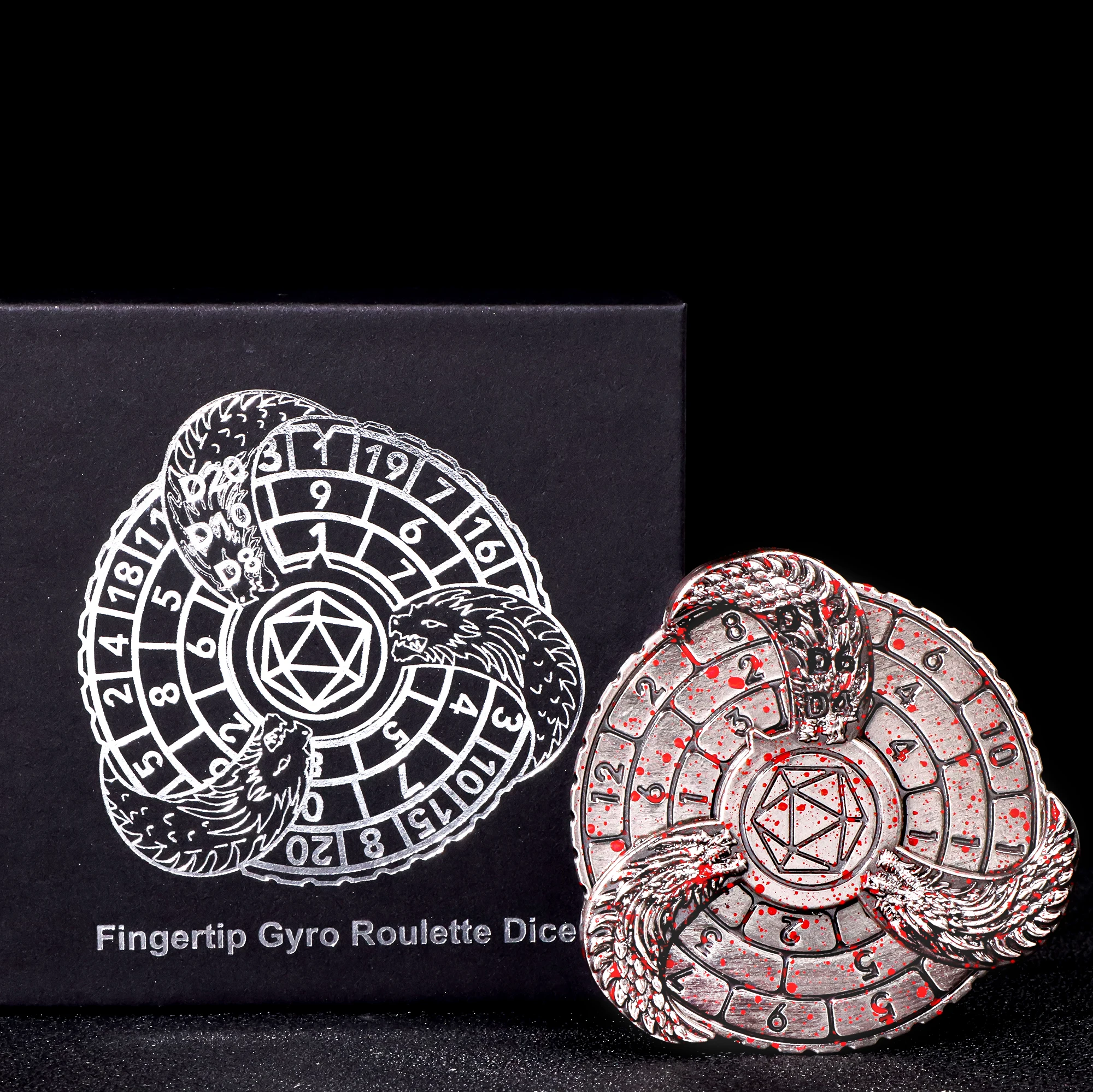 Metal-Roulette-Dice-Fingertip-gyro-Dice-DND-Metal-dice-Rpg-Role-playing ...