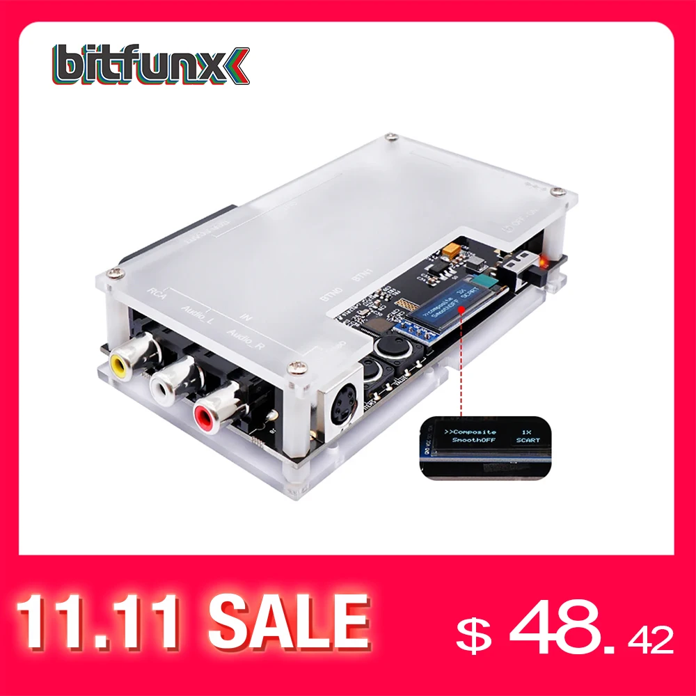 Bitfunx-OSSC-Add-on-Board-with-Composite-and-S-video-Input-Linedouble ...