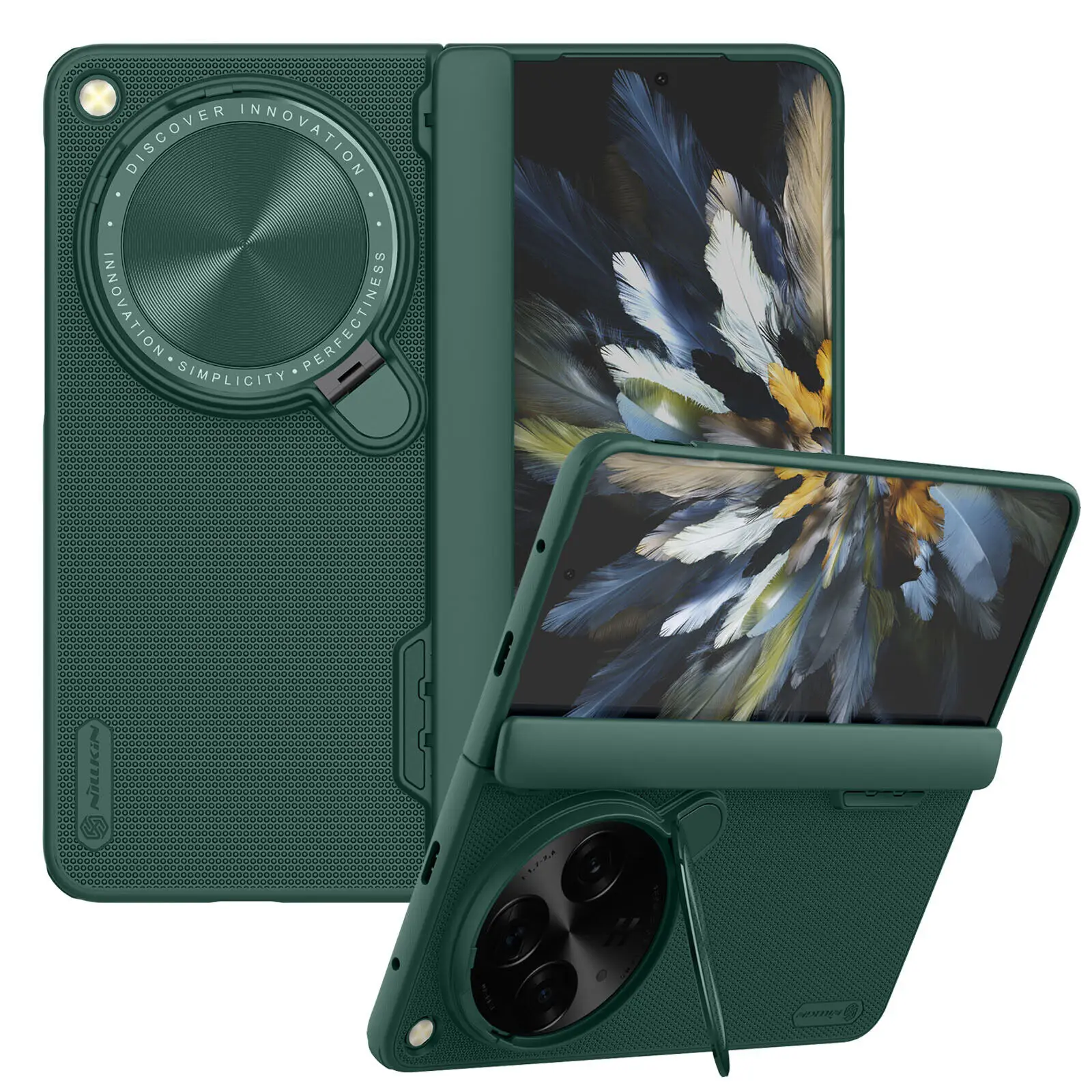 Hinge-Frosted-Slide-Camera-Lens-Protection-Stand-Phone-Case-For-OnePlus ...