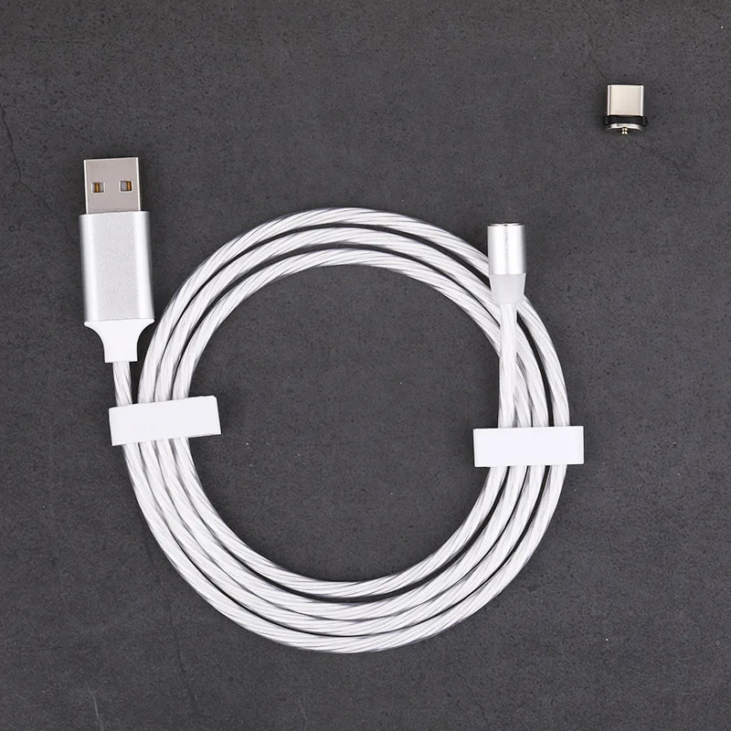 Magnetic Suction Streamer Data Cable for Apple Type-C Android Mobile ...