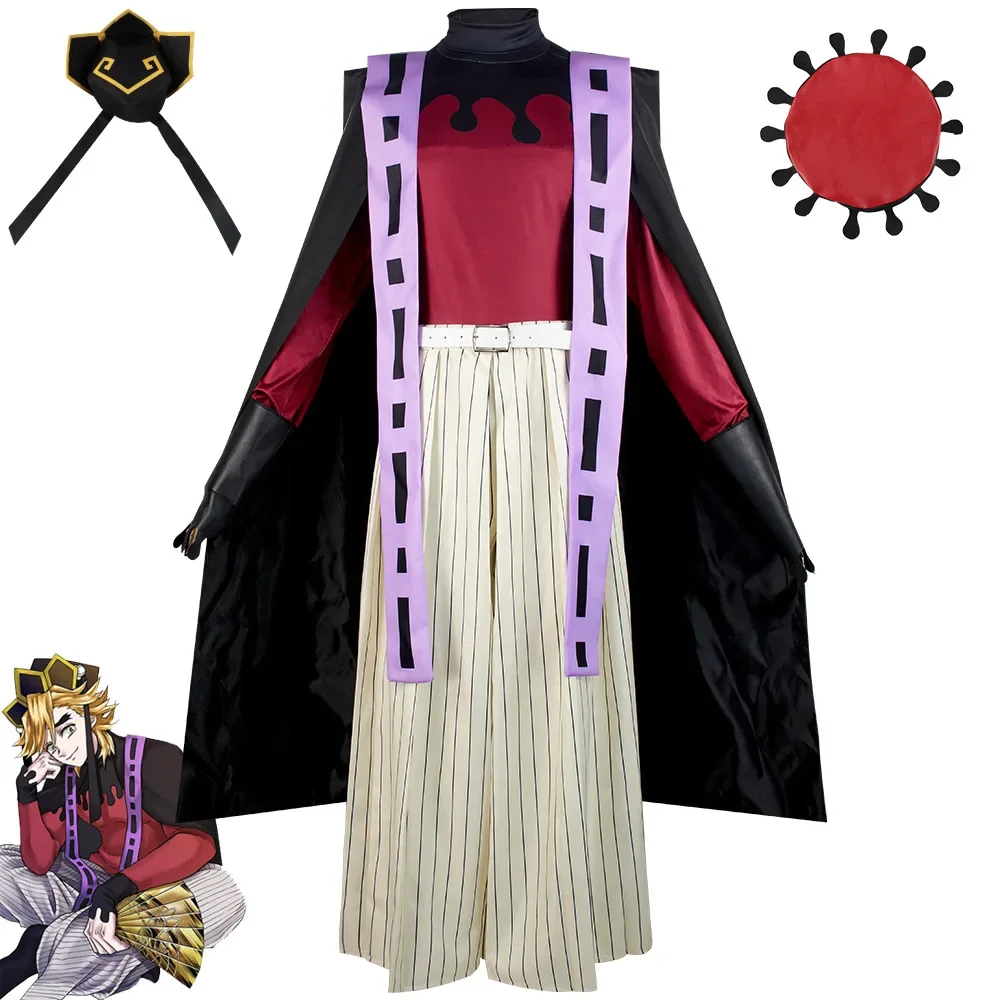 Demon-Doma-Douma-Cosplay-Fato-para-Homens-e-Mulheres-Kimetsu-No-Yaiba ...