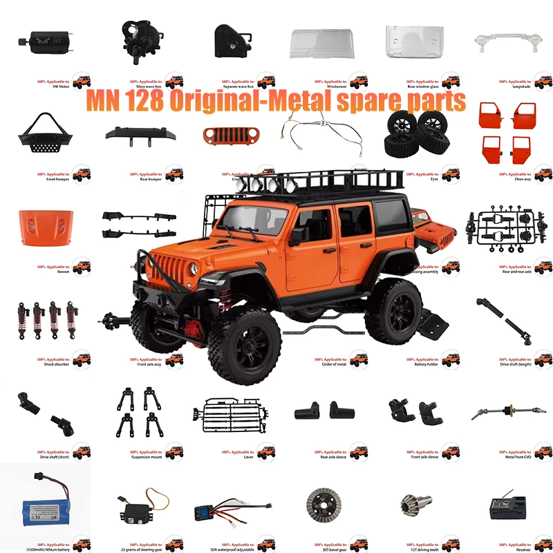 MN-MODEL-MN128-RC-Remote-Control-Car-Parts-Upgrade-Wheel-Eyebrow-Non ...