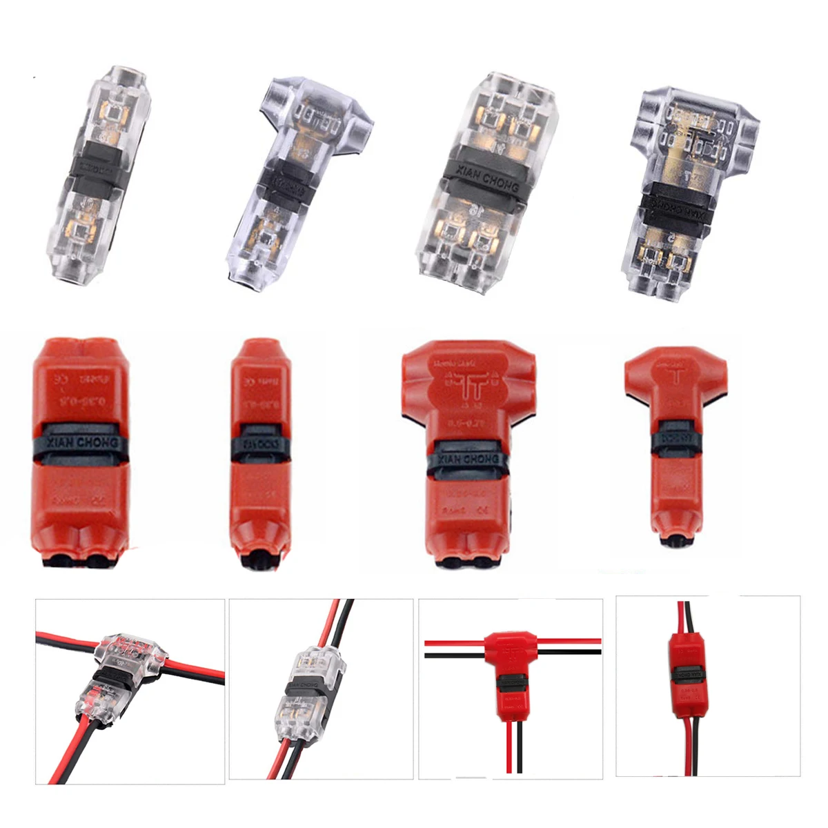 Waterproof Wire Connectors, Black, 12 Pack, 45% OFF