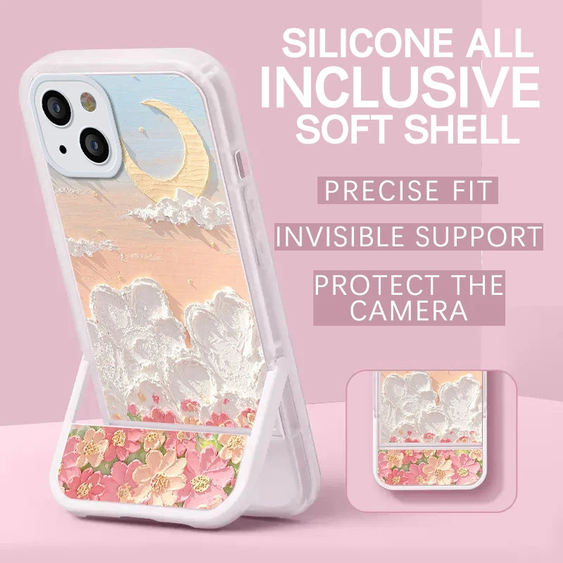 Art-wavy-blue-flower-Strawberry-cute-silicone-soft-back-case-for-iphone ...