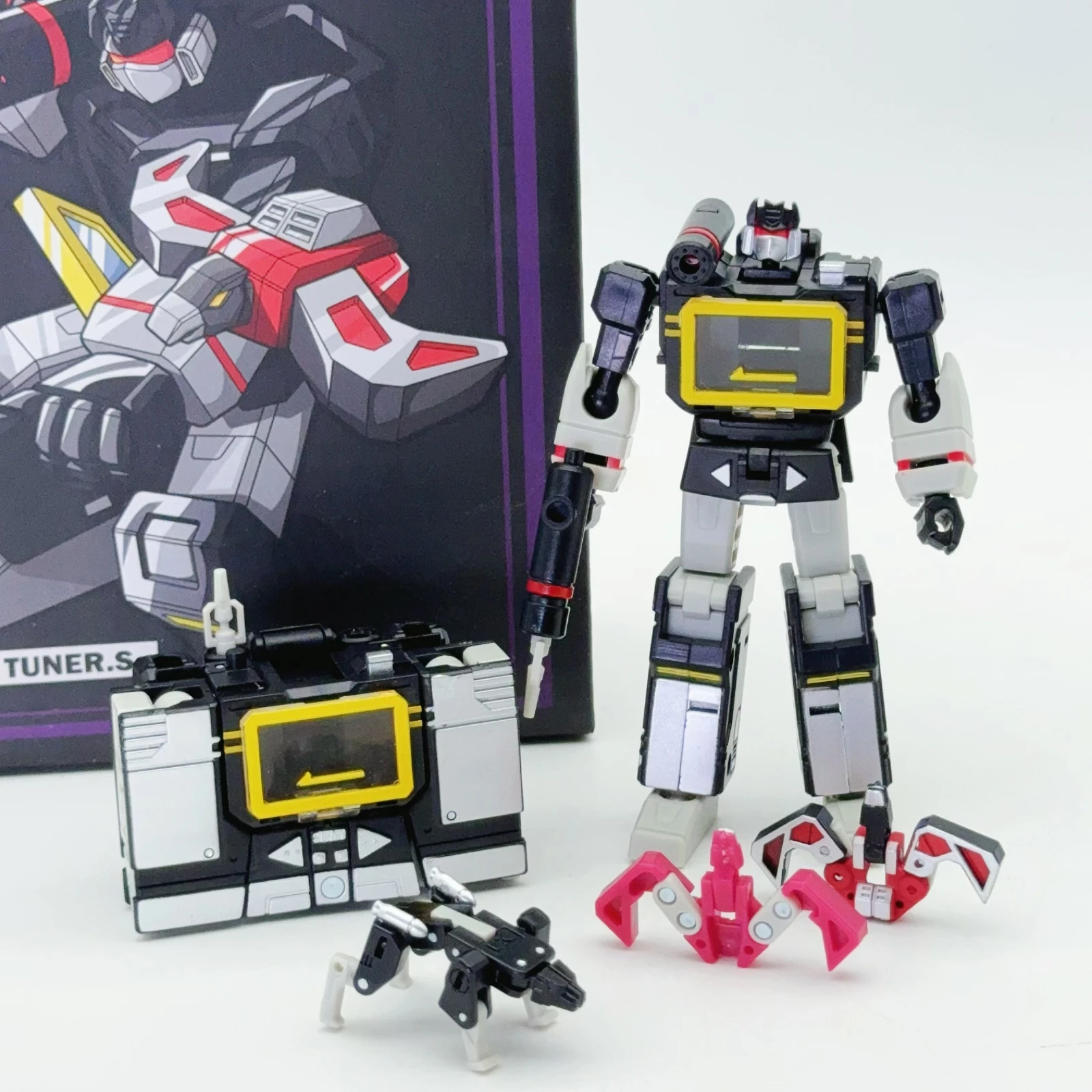 NEW-PT-04-Black-Soundwave-PT04-PT04B-Transformation-Tape-G1-Mini-Pocket ...