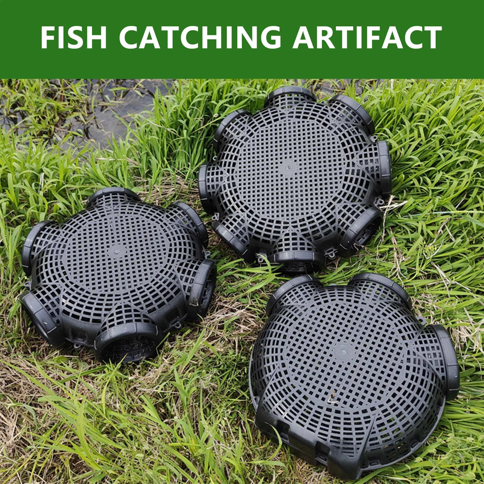 Yellow Eel Shrimp Cage fishpot 3/6/8 Hole Design Cage Suitable for ...
