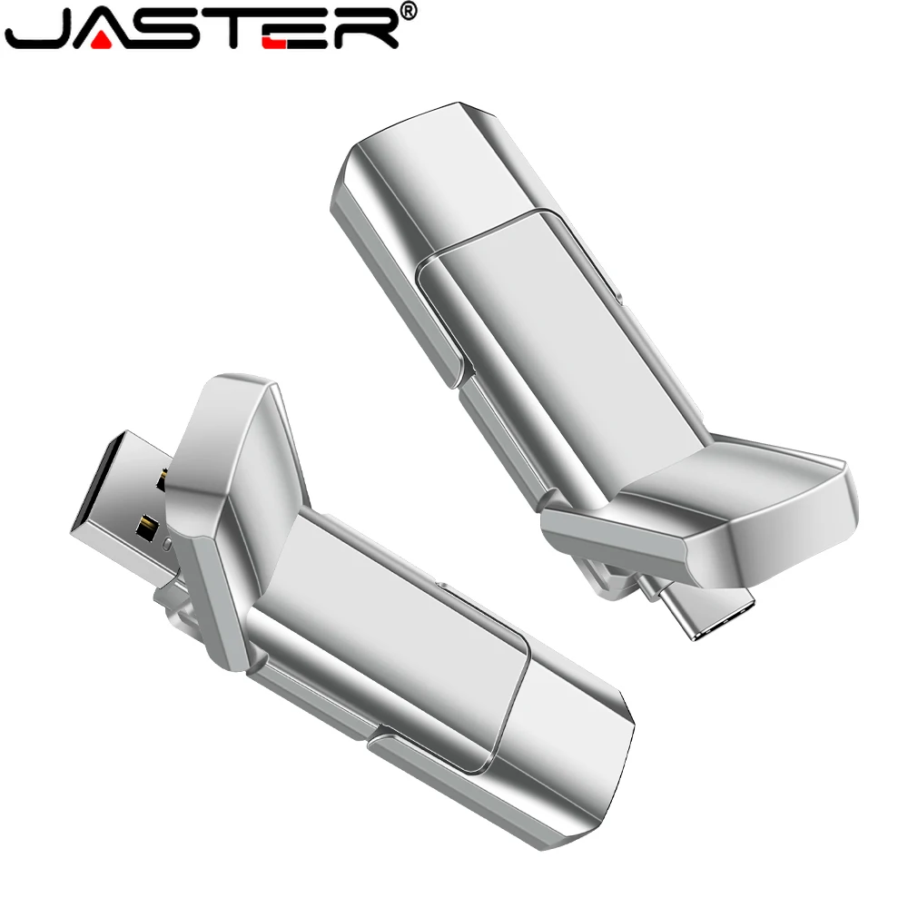 JASTER-New-TYPE-C-2-0-pen-drive-128GB-64GB-stylish-metal-USB-flash ...