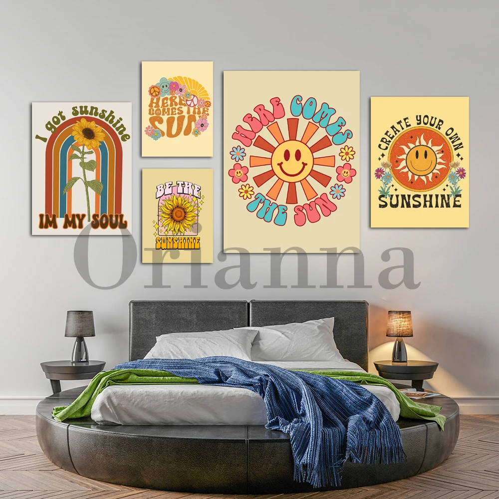 Hippie Sun Art