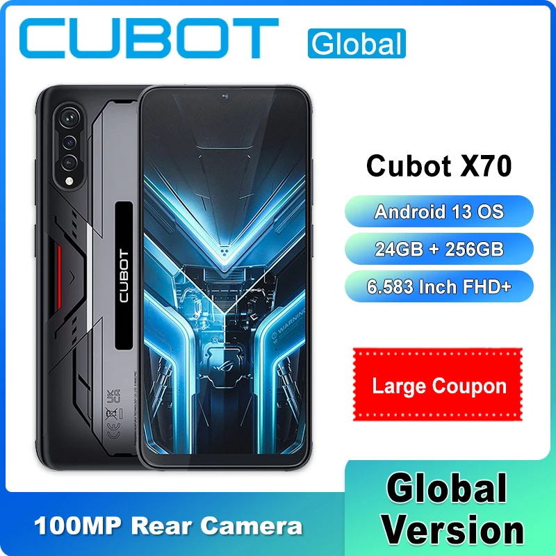 Cubot-X70-6-583-Inch-FHD-Smartphone-Android-13-Helio-G99-24GB-256GB ...
