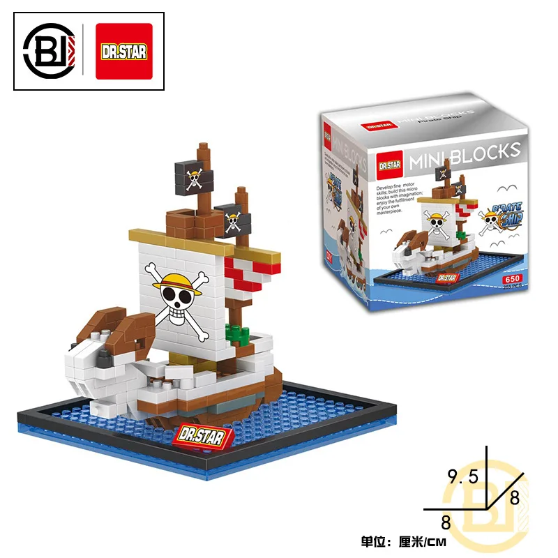 One Piece Pirate Ship Series Building Blocks Bricks Figure Mini Action ...