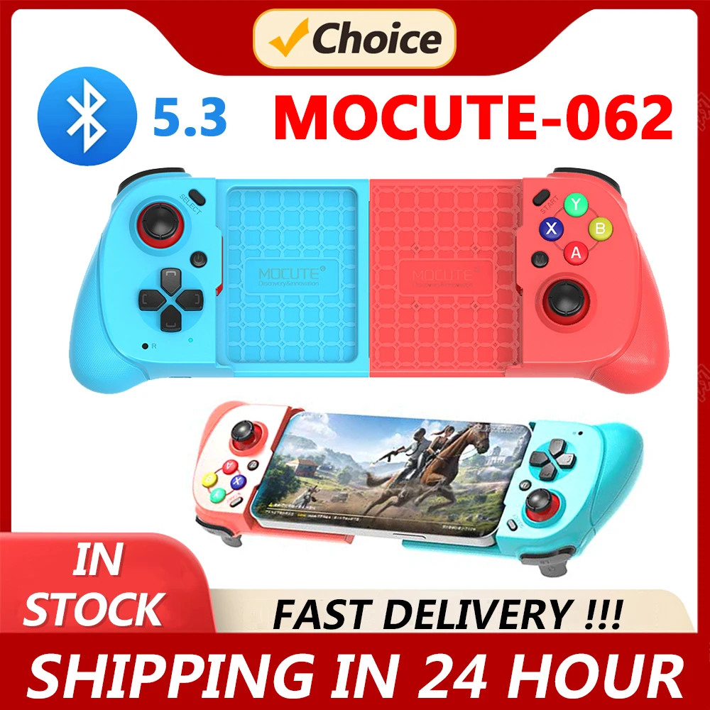 Wireless-Bluetooth-Gamepad-BT-5-3-Hall-Effect-Stick-Wireless-Telescopic-Game-Controller-Turbo ...
