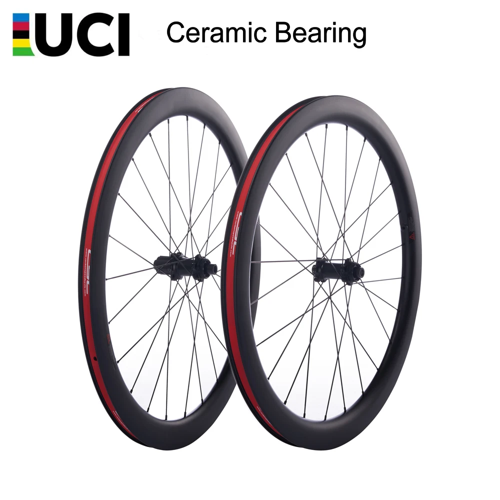 700C-Disc-Brake-Bike-Wheels-Ceramic-Bearing-Hub-Road-Bicycle-Wheelset ...