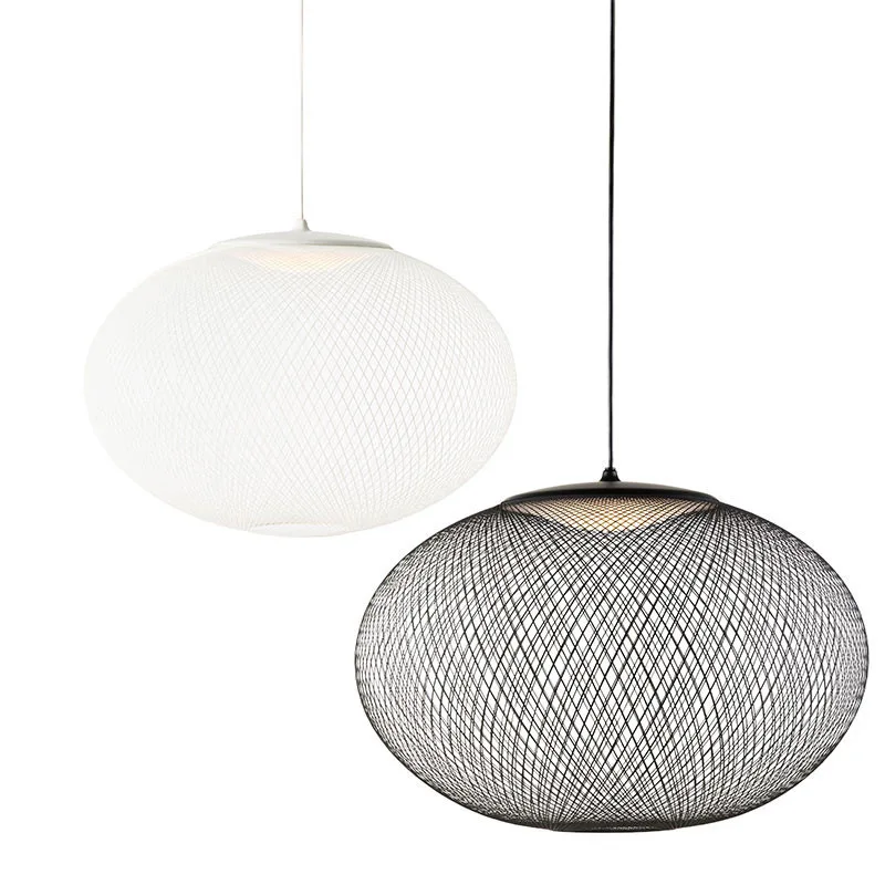 Metal-Grid-Pendant-Lamp-Designer-Suspension-Ceiling-Chandelier-Hanging ...