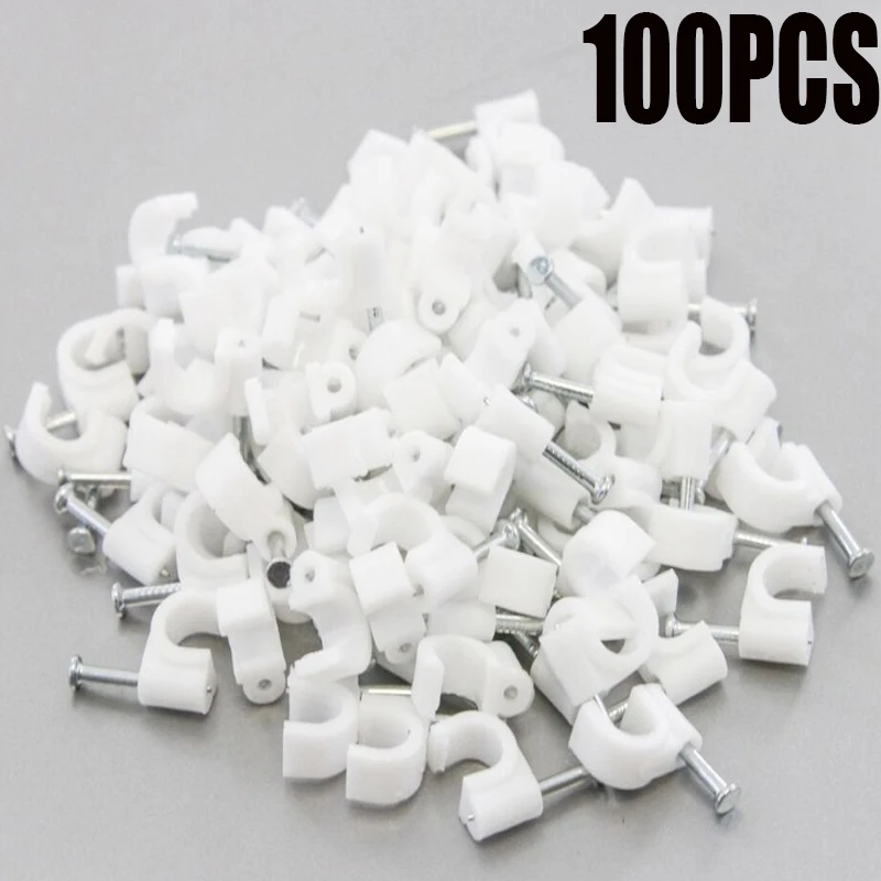 100Pcs-Round-Steel-Nail-Line-Card-Wire-Ding-Net-Line-Card-Plastic-Cable ...