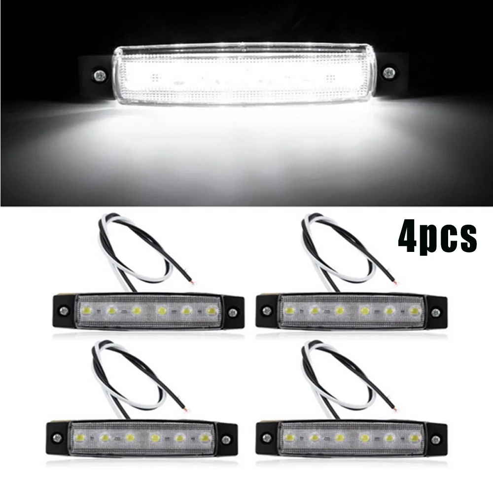 4 PCS Marine Grade 12 Volt Large Waterproof Car Cool White LED ...