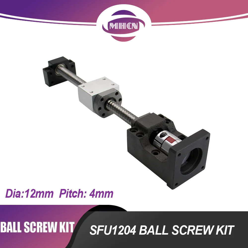 Ballscrew-SFU1204-Kit-200-500mm-C7-Dia12mm-Pitch-4mm-for-CNC-parts ...