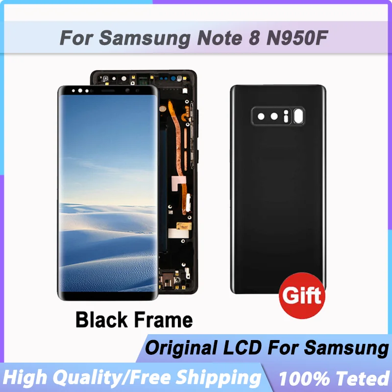 Original LCD For Samsung Note 8 N950 SM-N950 LCD Display With Frame ...