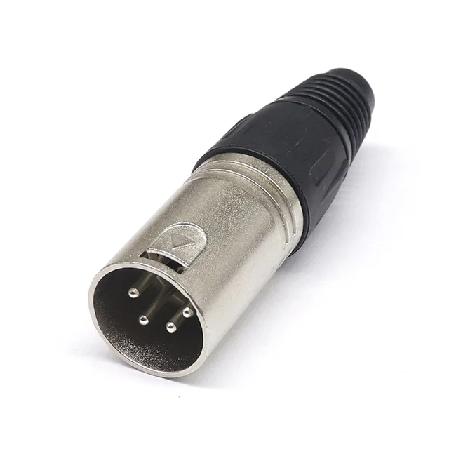 4pin Silver Canon Head Microphone Plug Microphone Head Xlr Balanced ...