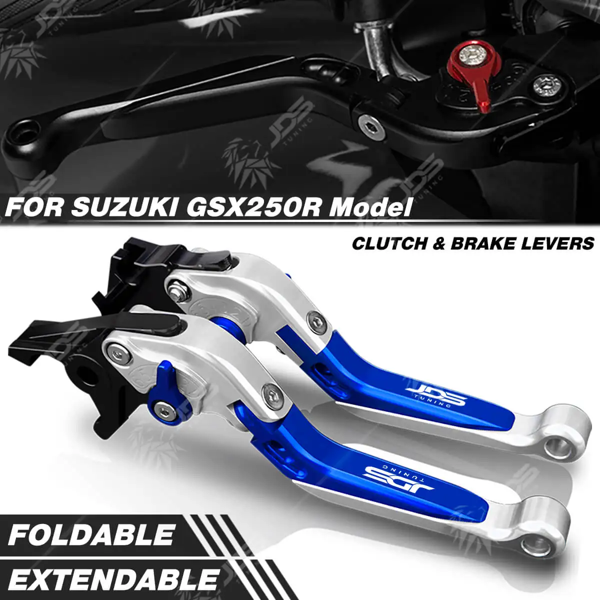 For Suzuki GSX250R GSX 250R Clutch Lever Brake Lever Set Foldable ...