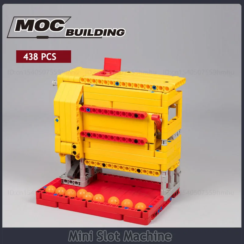 MOC GBC Mini Slot Machine Buidling Block Kit Small High-tech Puzzle ...