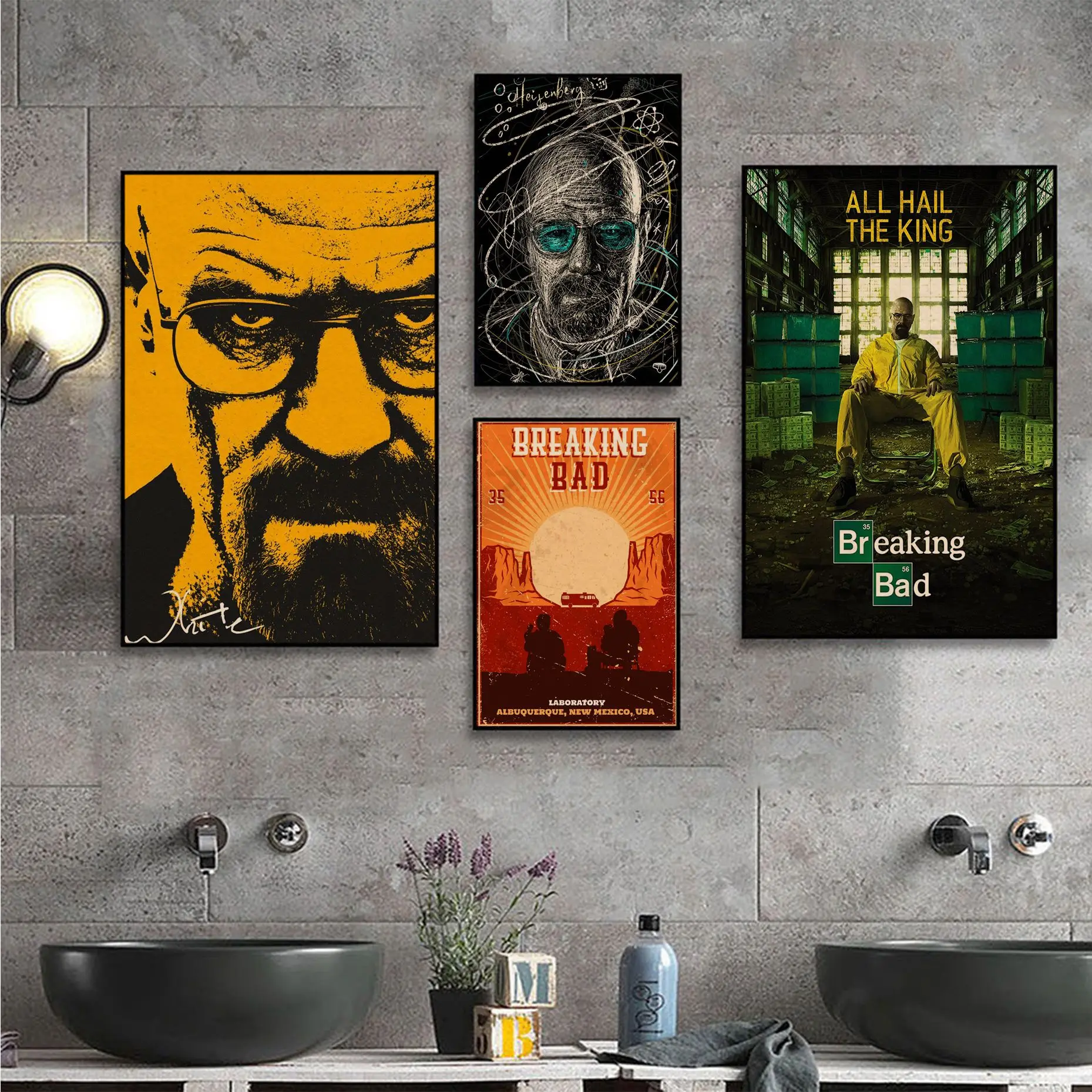Breaking-Bad-Classic-Movie-Posters-Kraft-Paper-Sticker-Home-Bar-Cafe ...