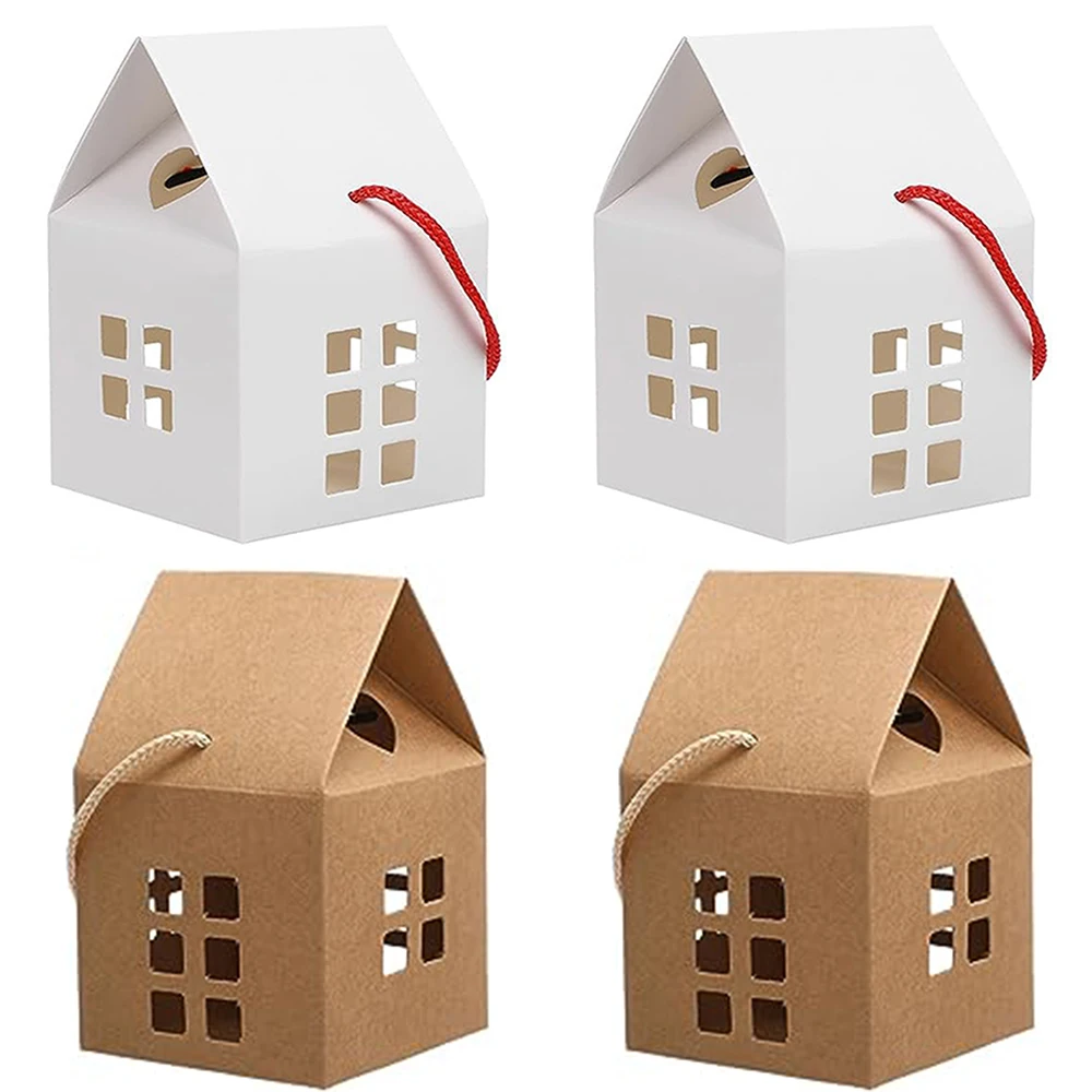 4pcs-Christmas-House-Shape-Boxes-Christmas-Candy-Gift-Wrapping-Box-Xmas ...