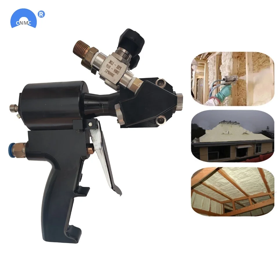 Polyurethane Foam Spray Gun P2 Air Purge PU Foaming Injection AB Two ...