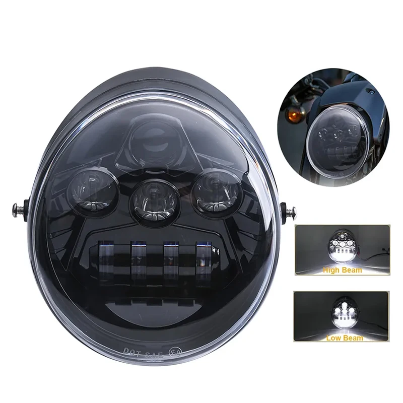 For-Harley-Vrod-Black-Headlight-Lamp-for-Harley-V-Rod-VROD-VRSCA-VRSC ...