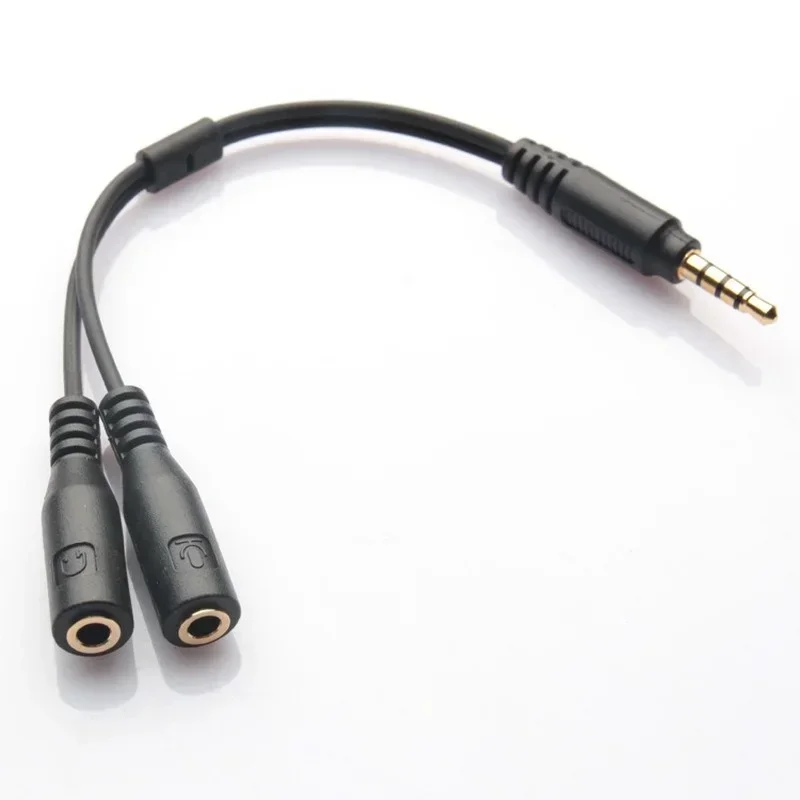 Y-Splitter-3-5mm-Stereo-Audio-1-Male-To-2-Female-Cable-for-Headphone ...