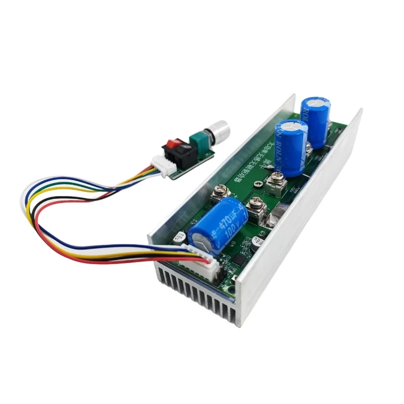 1PCS DC24V-80V Max 2000W High-Power Sensorless Brushless Motor Driver ...
