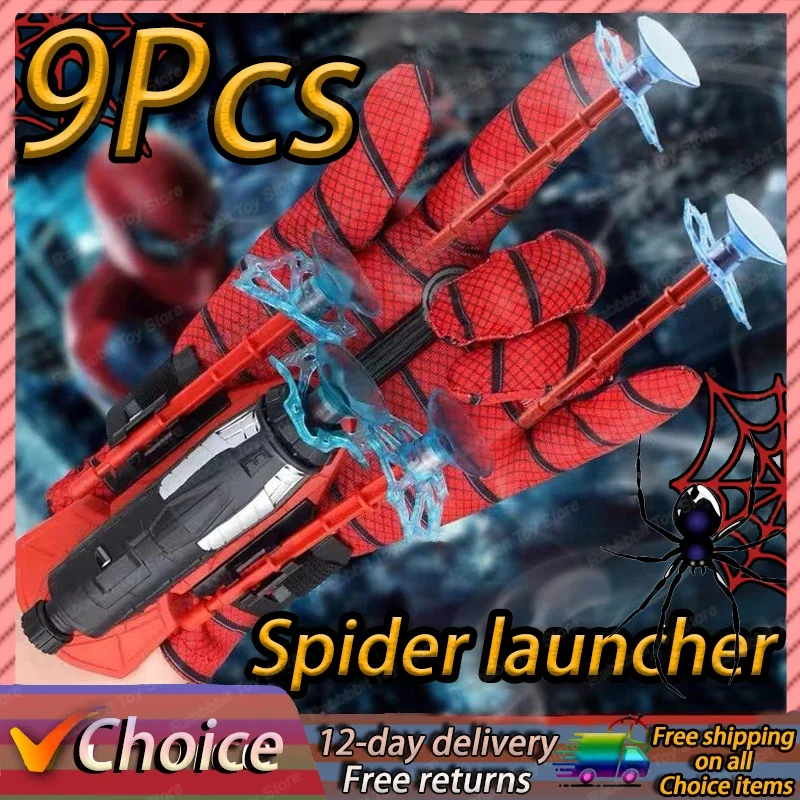 New-Cosplay-Spiderman-Figure-Web-Shooters-Toys-Wrist-Launcher-Device ...