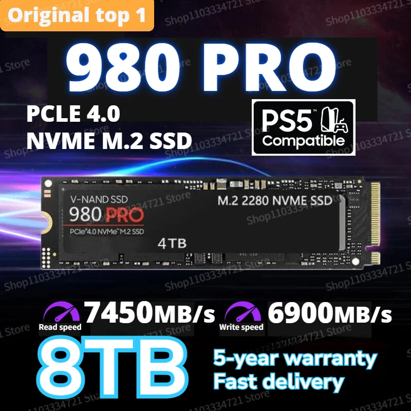 2024-New-980Pro-8TB-SSD-NVMe-M-2-2280-1TB-2TB-4TB-Hard-Disk-Internal ...