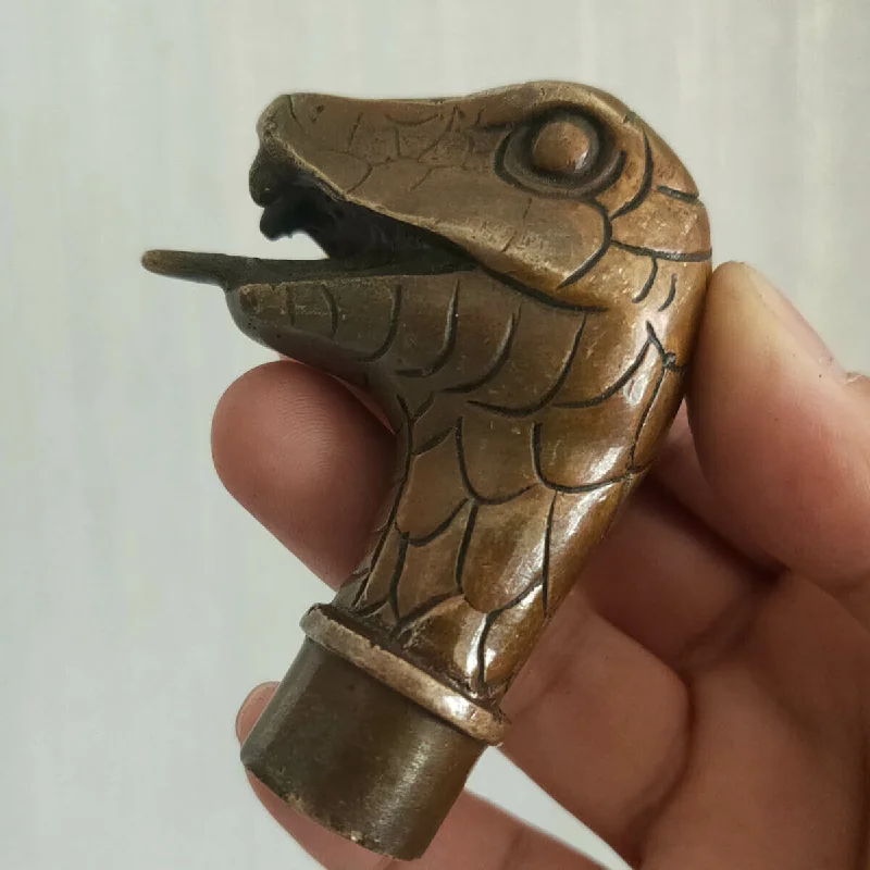 Hand Carved Snake Canes