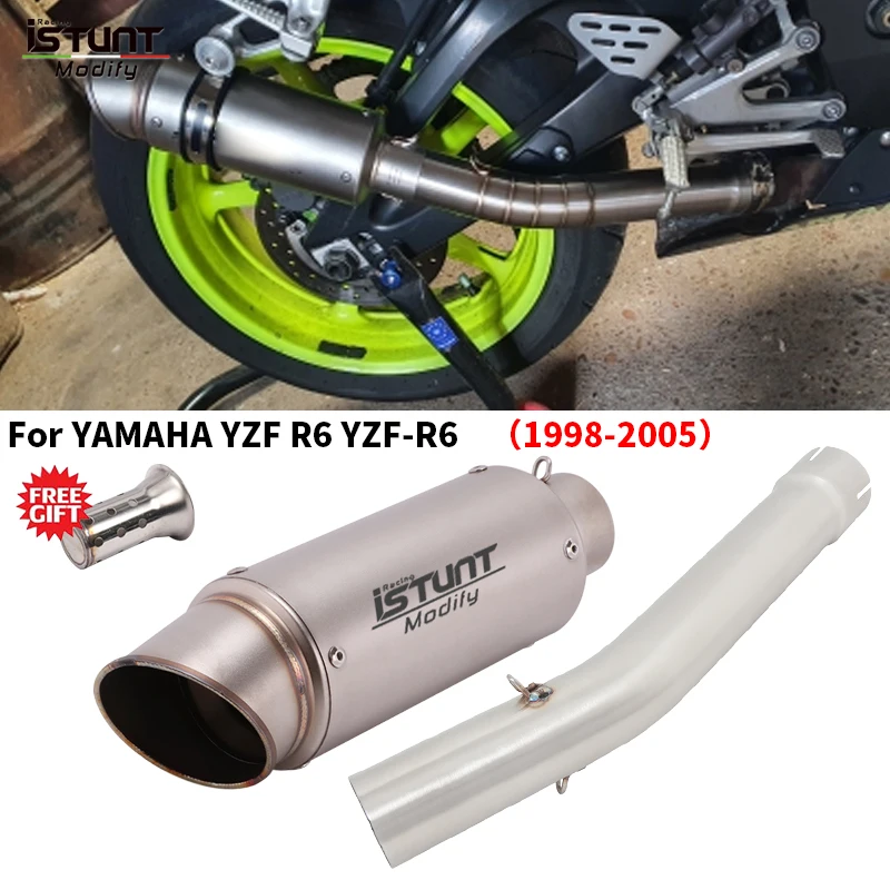 For-YAMAHA-YZF-R6-YZF-R6-1998-2005-Motorcycle-Exhaust-Escape-Modified ...
