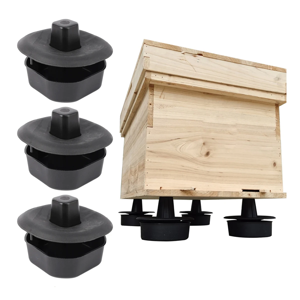4-8-Pcs-Apiculture-Bee-Hive-Anti-ant-Bracket-Sink-Insect-proof ...