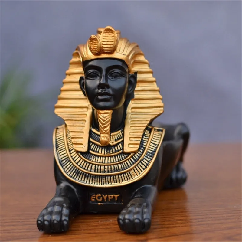Egyptian-Pharaoh-Anubis-Sphinx-Bastet-God-Sculpture-Cat-Statue ...