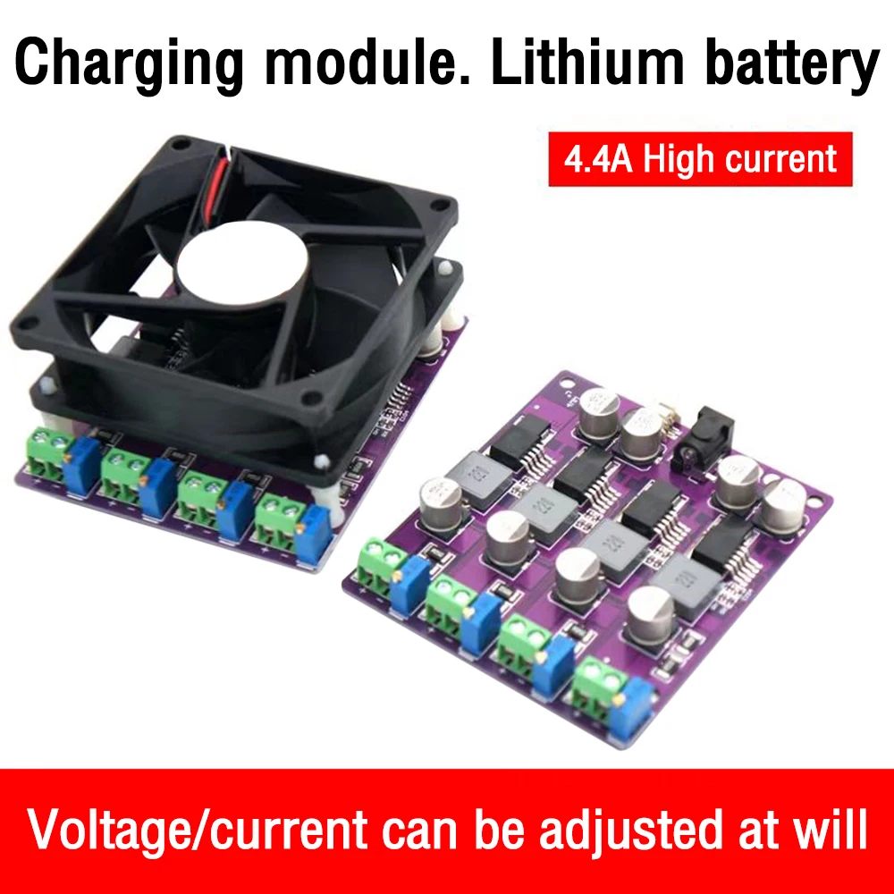 Li-ion-battery-high-current-charging-module-voltage-adjustable-18650 ...