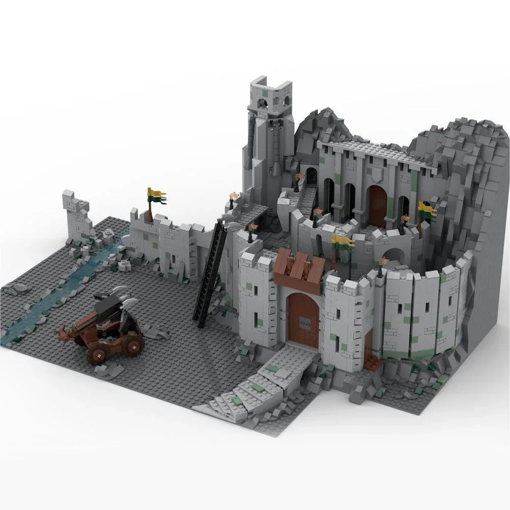 3126PCS-MOC-Castle-Architectural-Movie-Scene-Middle-Ages-Model-Helm-s ...