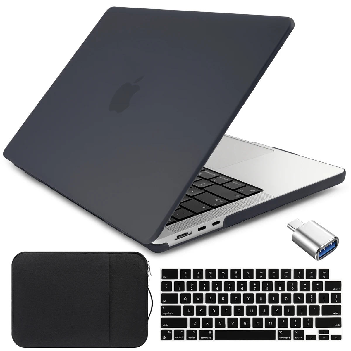 4in1 Cream Matte Cover For Macbook Pro Air M2 M1 2022 2020 A2681 A2338 ...