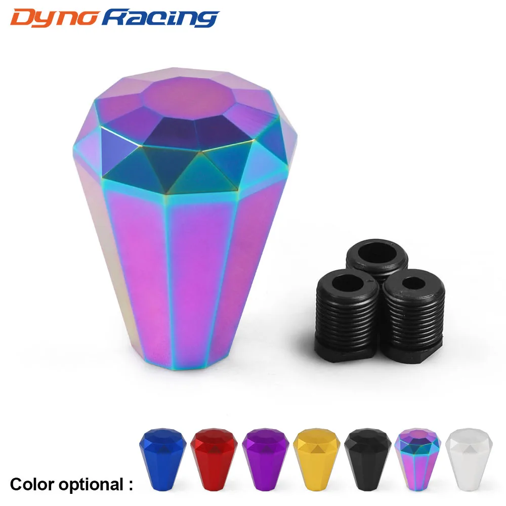 Universal Racing Diamond Shape Shift Knob Car Aluminum Manual Gear ...